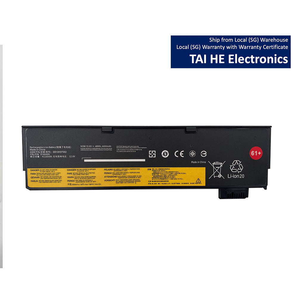 61+ battery T480 T580 battery 01AV423 Battery Compatible with Lenovo ...