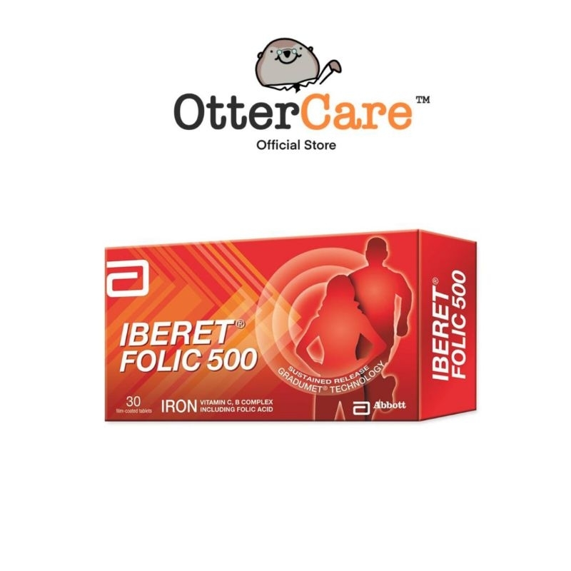 [SG] Iberet Folic 500 30s/60s - For Treatment of Iron Deficiencies (Exp ...