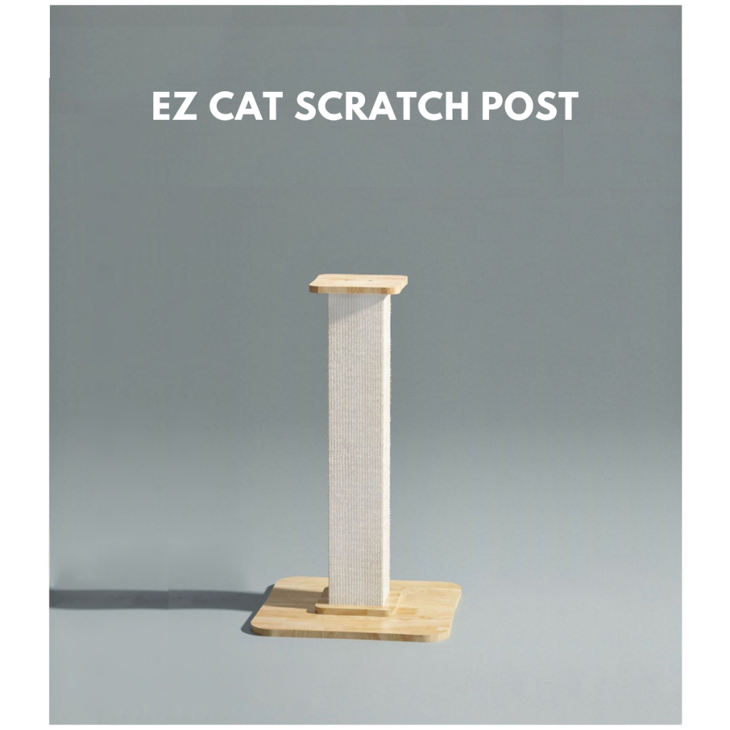 EZ CAT Scratch Post - XXL Cat Scratcher / Cat Tower / Cat Tree / Cat ...