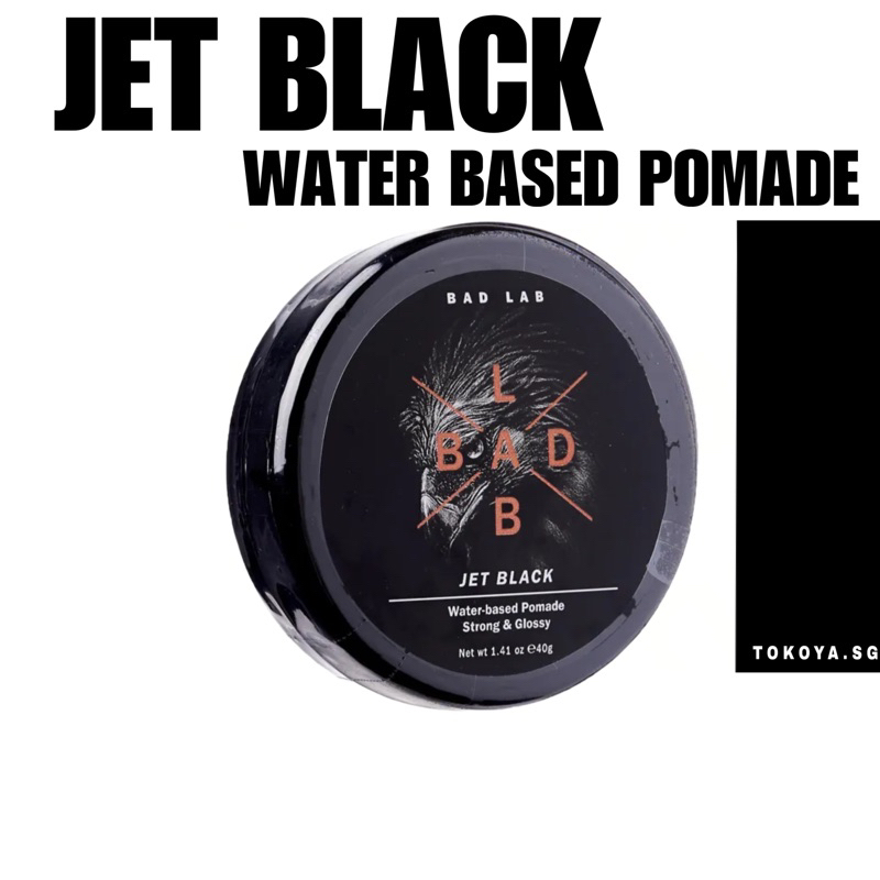 Bad Lab Jet Black / Water Based Pomade (80g) | Shopee Singapore