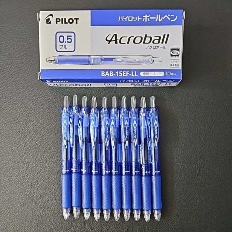 [SG]0.5 Pilot Acroball ball Pen 10pc (Original)New stock/Made in Japan ...
