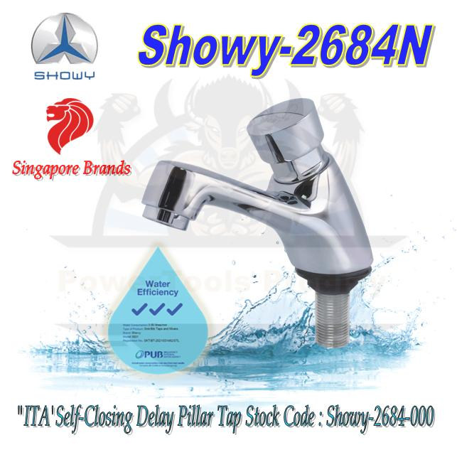 SHOWY 2684 WATER TAP SELF CLOSING DELAY ACTION WATER SAVING BASIN TAP ...