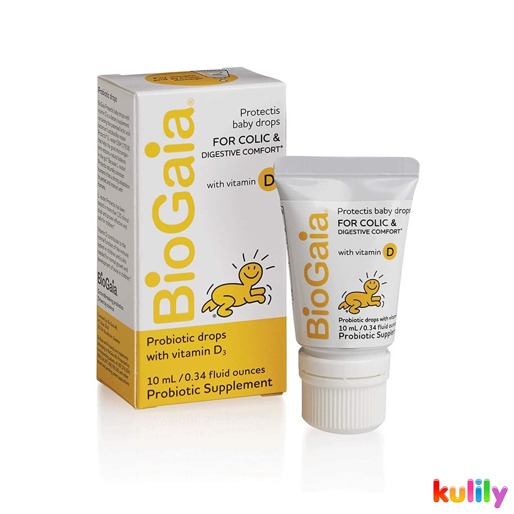 BioGaia Protectis Baby Drops with Vitamin D for Colic & Digestive ...