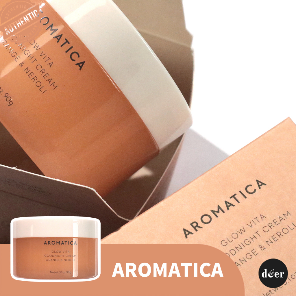 [AROMATICA] Glow Vita Goodnight Cream Orange & Neroli [90g] Skincare ...