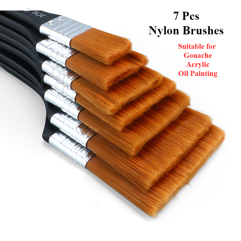 Nylon Brush Watercolor Paint Acrylic Oil Painting Brush Paint Brush ...