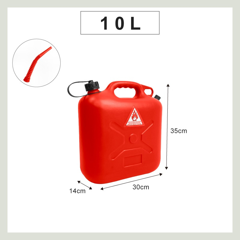 5L/ 10L/ 20L Oil Tank Gasoline Diesel Cans Mount Motorcycle Spare Fuel Tank Jerry Cans Plastic ...