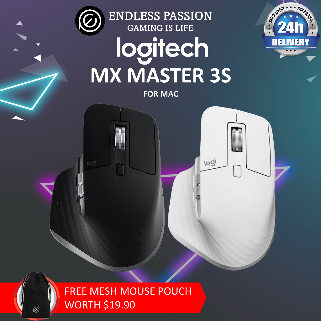 Logitech MX Master 3S for Mac - Available in Graphite and Pale Grey ...