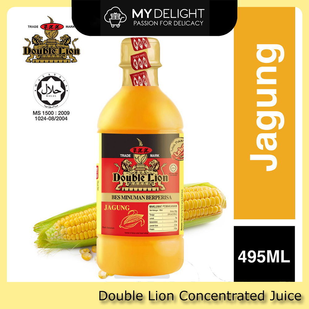 🔥SG READY STOCK🔥 495ml HALAL Double LION Cordial Concentrate Syrup Base ...