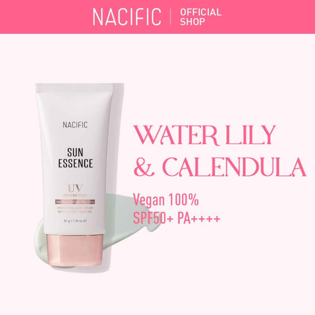 [NACIFIC] Vegan Sun Essence 50g SPF50+ PA++++ | Shopee Singapore