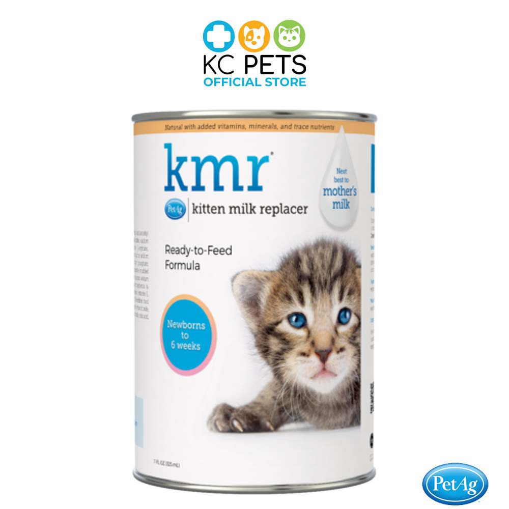 PetAg KMR Kitten Milk Replacer Liquid 11oz - kcpetsg | Shopee Singapore