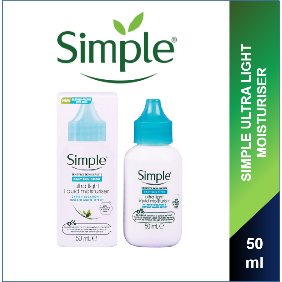 Simple Ultra Light Liquid Moisturiser 50ml | Shopee Singapore