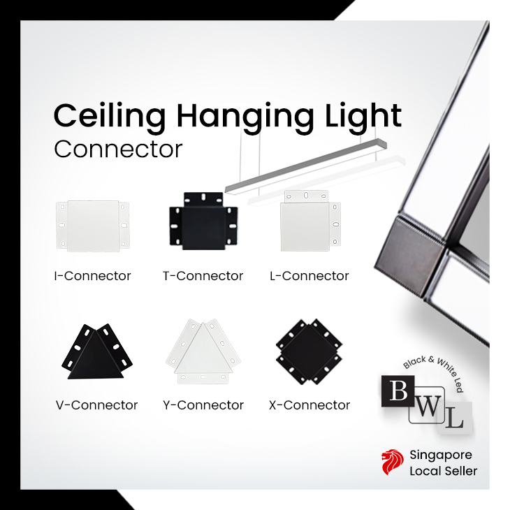 BWL LED Connector For Led Hanging Light/ Office Light/ Long Ceiling ...