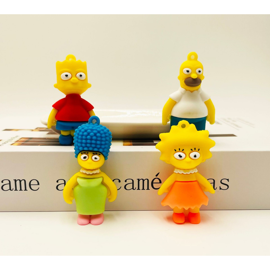 The Simpsons Figurines / Cake Topper (4 Pcs A Set) | Shopee Singapore