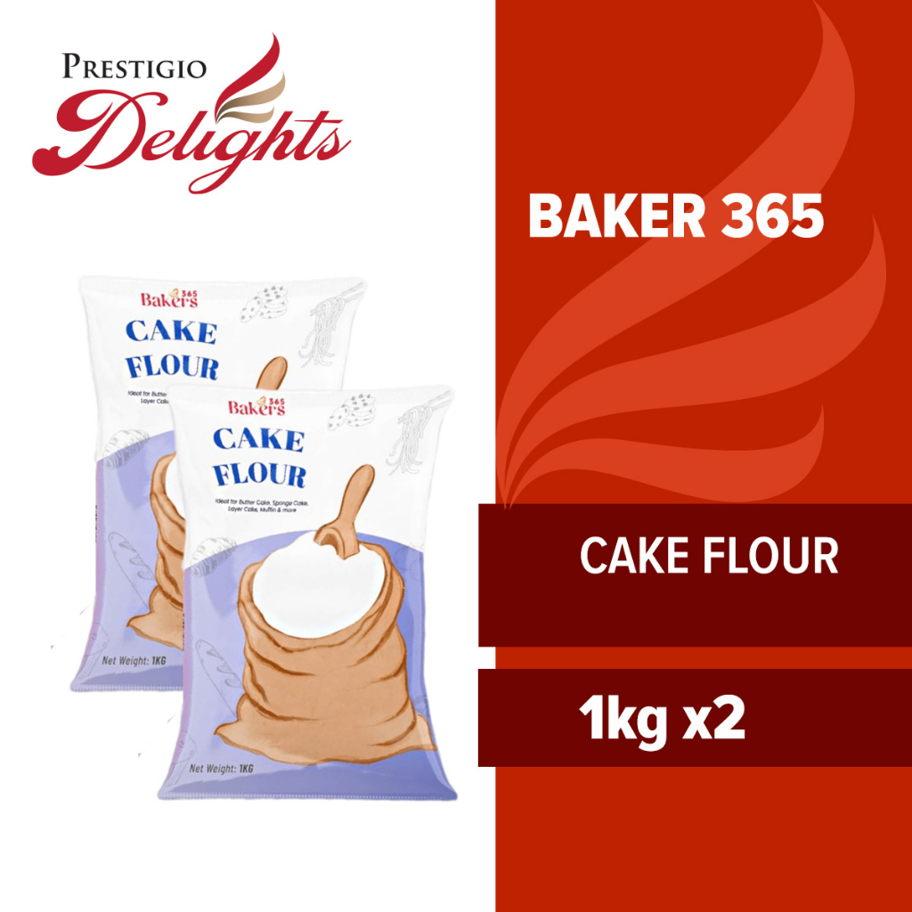 Baker 365 Cake Flour 1kg (Bundle of 2) | Shopee Singapore