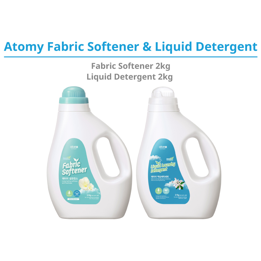 Atomy Fabric Liquid Detergent 2kg x 1 & Fabric Softener 2kg x 1(EXP ...