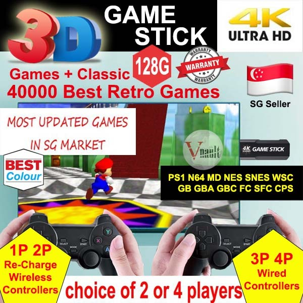 [Original SG Version] [Ready Stock] 40000 3D and Retro Classic Games 4K ...