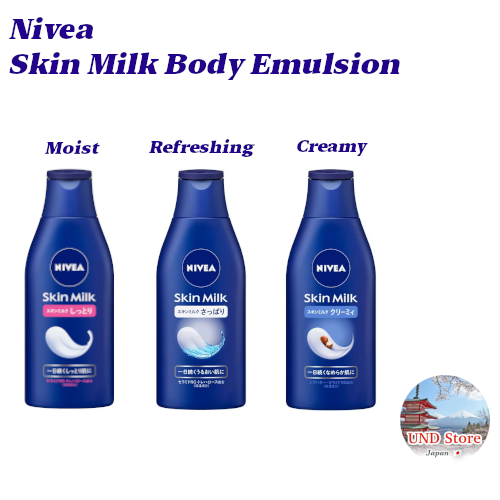 Nivea Skin Milk Body Emulsion Moist/Refreshing/Creamy 200g【Direct from Japan】 | Shopee Singapore