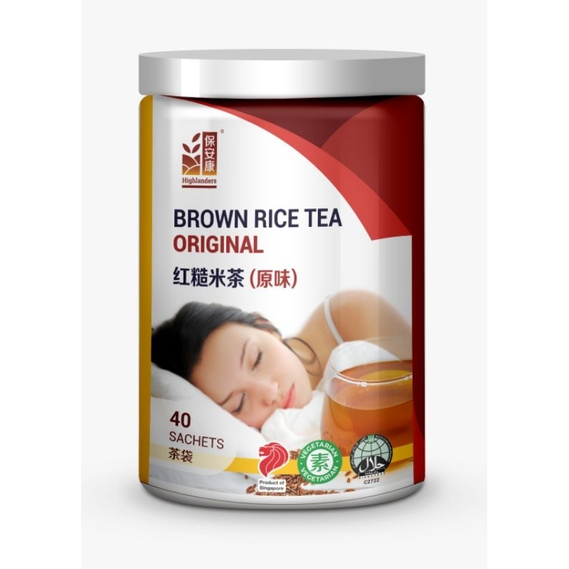 Highlanders 40's Original (Organic) Brown Rice Tea. | Shopee Singapore