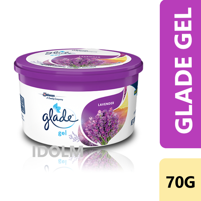 Glade Mini Gel Lavander / Wild Lavander, 70G | Shopee Singapore