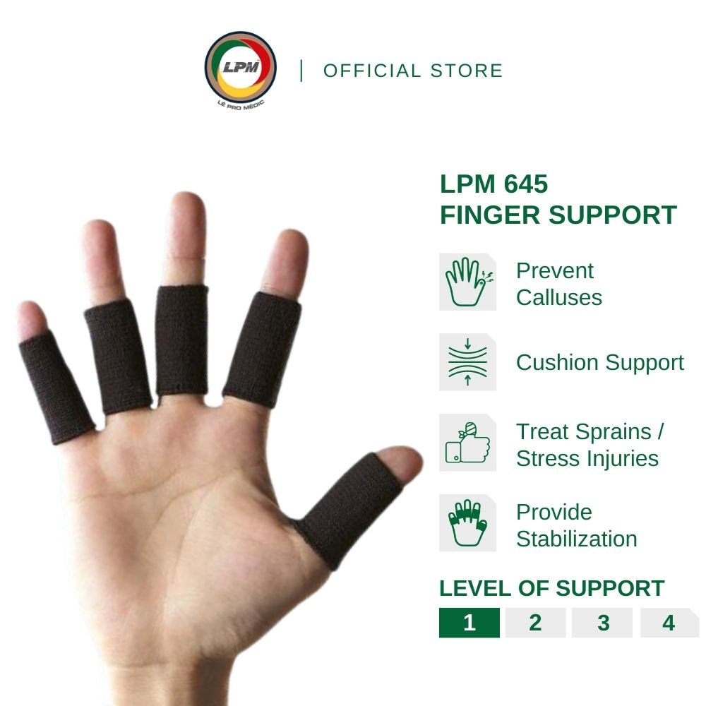 LPM Finger Support 645 Finger Sleeve with Cushion Support to Prevent ...