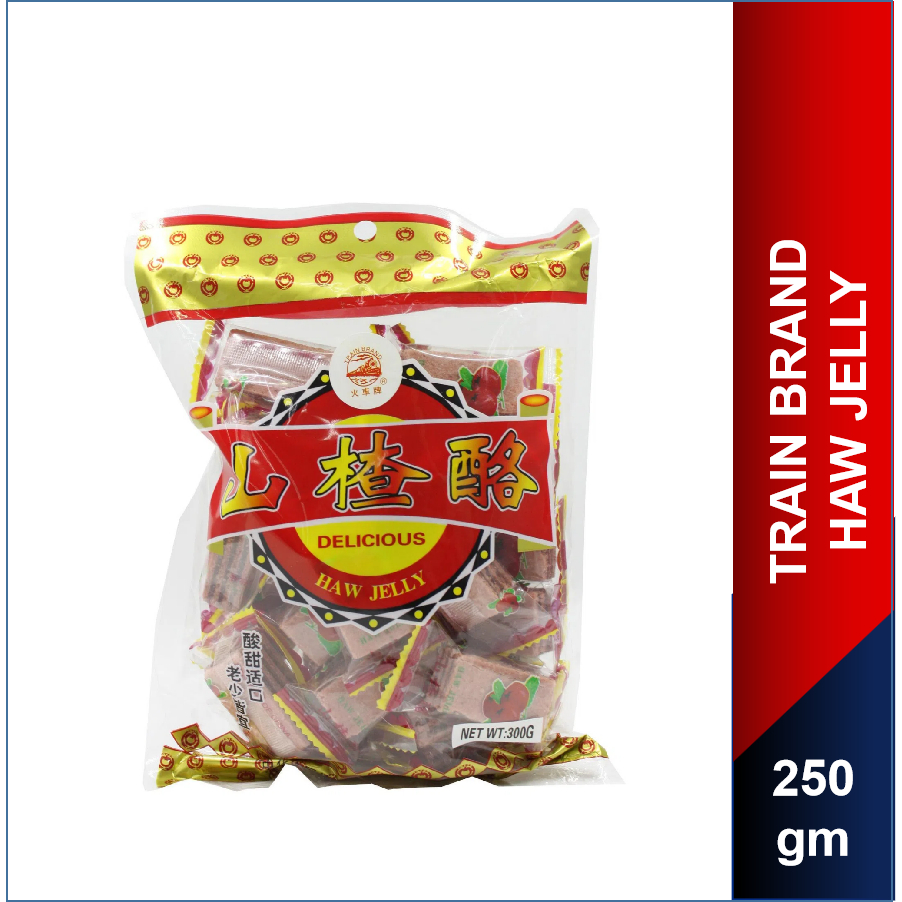 Haw Jelly Train Brand 250g/ 280g Hawthorn | Shopee Singapore