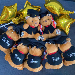 🇸🇬 Customised Graduation Teddy Bear 10cm | Graduation Bear | Graduation ...