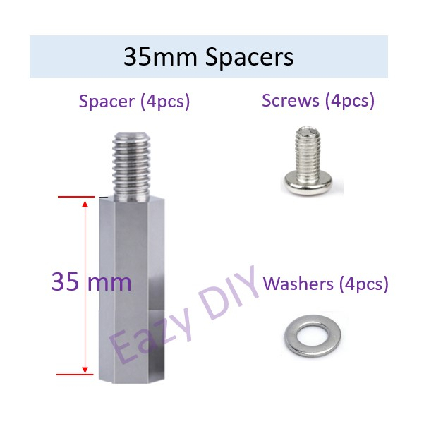 [SG Stock] VESA Spacer Set For Monitor Mounting (4pcs + screws ...