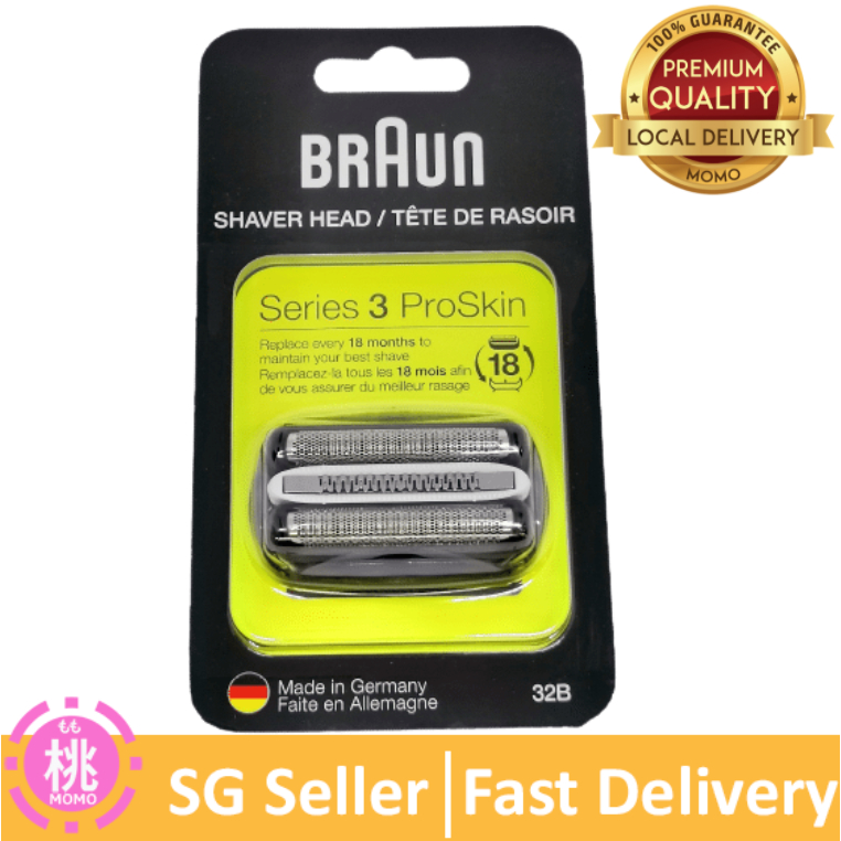 Braun Series 3 32B Foil and Cutter Replacement Head Shopee Singapore