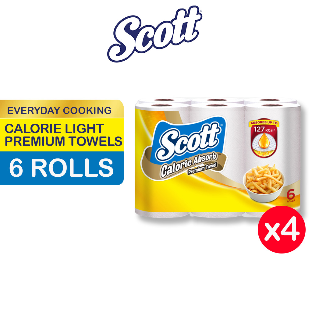 [1 Carton] Scott Kitchen Towels Assorted (4x6rolls) | Shopee Singapore