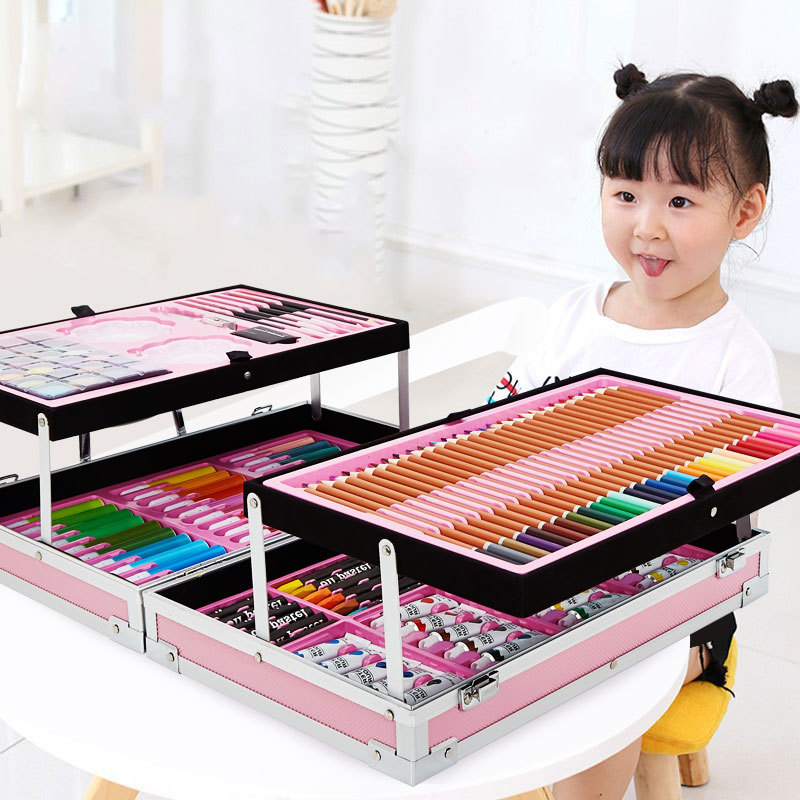 ( Local SG ) Children Drawing Set, Crayon Set, Kids Art Set, Birthday ...