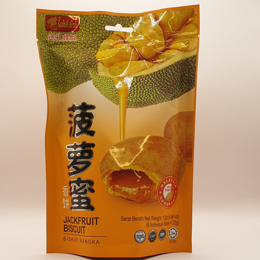 Loke Kee Jackfruit Heong Piah Biscuit 樂记波罗蜜香饼 | Shopee Singapore
