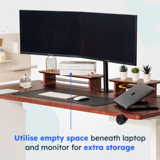 EverDesk Float Monitor Arm - Monitor Desk Mount, Single Dual Support ...