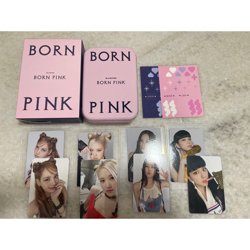 [MERCH] Blackpink Born Pink Photocard PC + Toploader Kit | Shopee Singapore