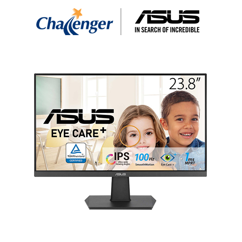 Asus VA24EHF Monitor FHD/100/IPS1MPRT (VT) | Shopee Singapore