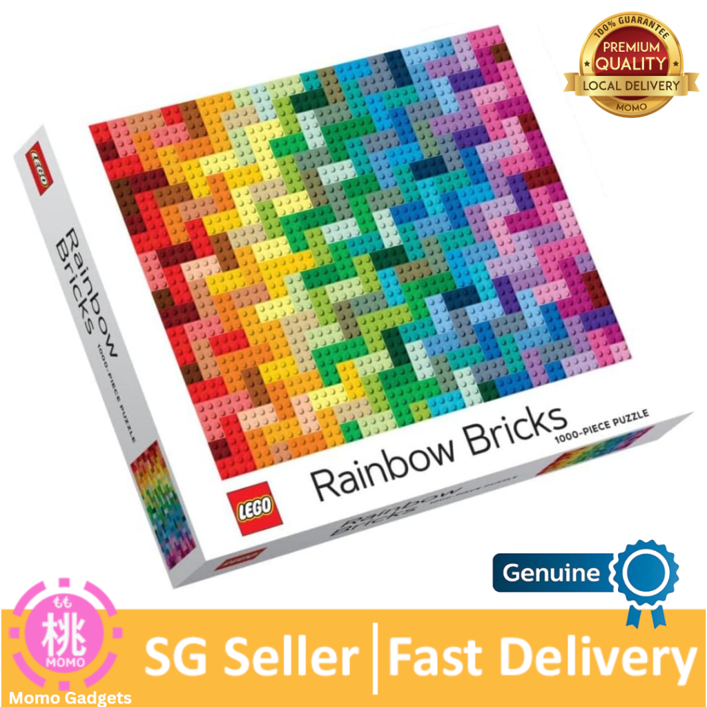 Lego Rainbow Bricks Puzzle 1000 piece | Shopee Singapore