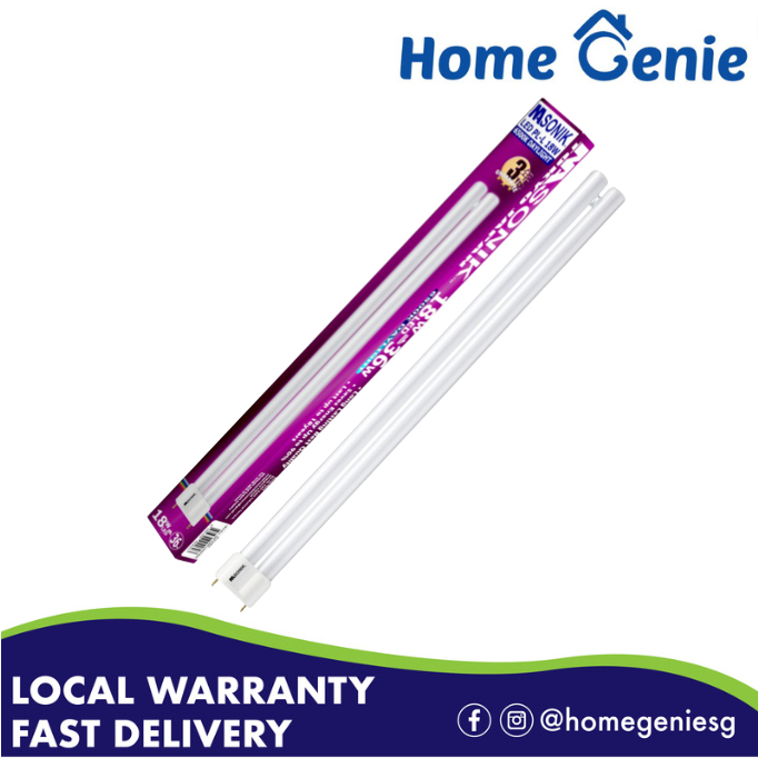 Nasonik PLL LED Bulb Tube 18W=36W 6500K Daylight | Shopee Singapore