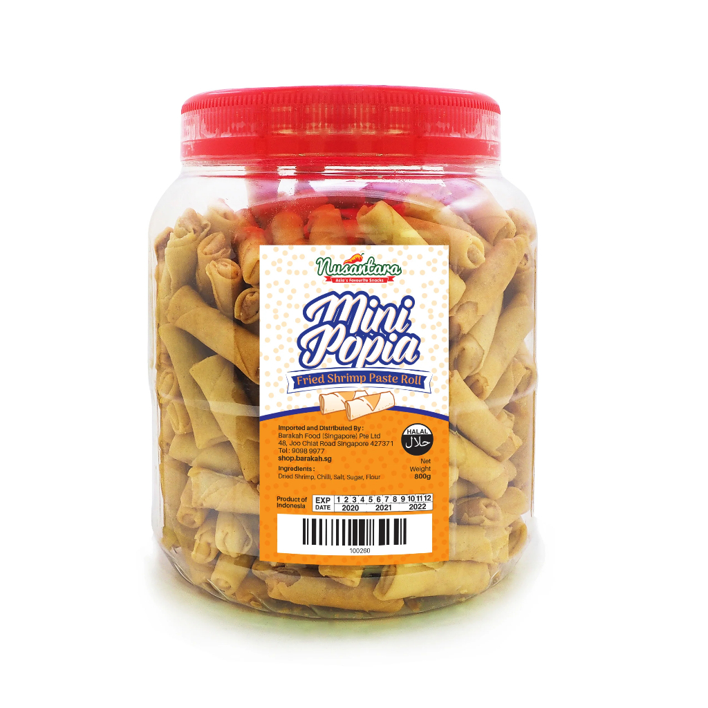 Nusantara, Mini Popiah, Fried Shrimp, Paste Roll, 800 g | Shopee Singapore