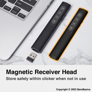 [SG Stock] Wireless Presentation Clicker Laser Pointer Mac Windows USB ...