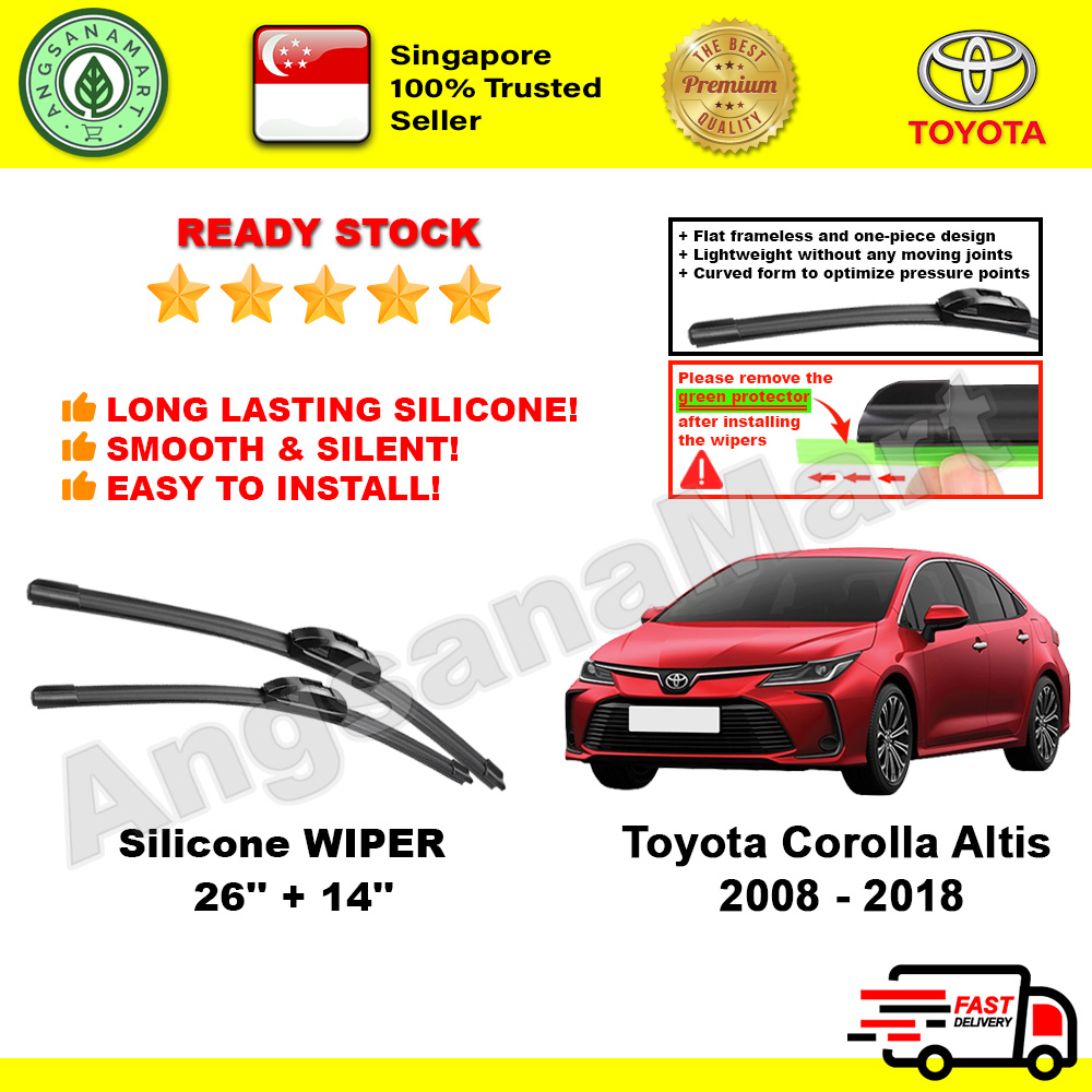 Genuine Silicon Wiper / Hybrid Wiper (For Toyota Corolla Altis ...