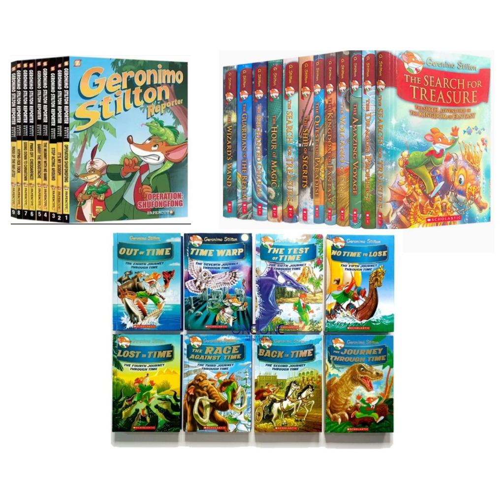 Geronimo Stilton Hardcover (Kingdom of Fantasy/Journey Through Time ...