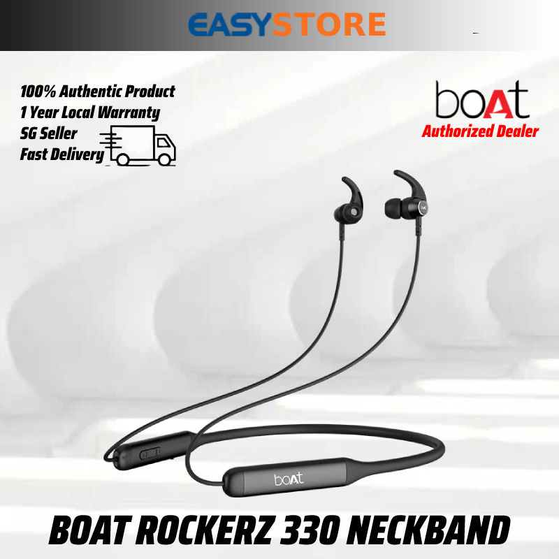 boAt Rockerz 330/335 in-Ear Bluetooth Neckband (1Yr Warranty) | Shopee ...