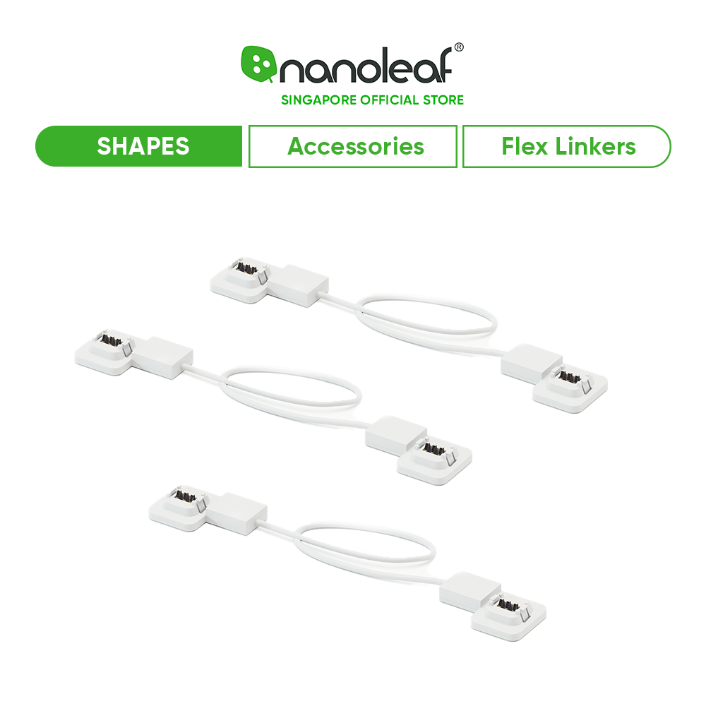 Nanoleaf Shapes Flex Linkers (3 pcs) | Shopee Singapore