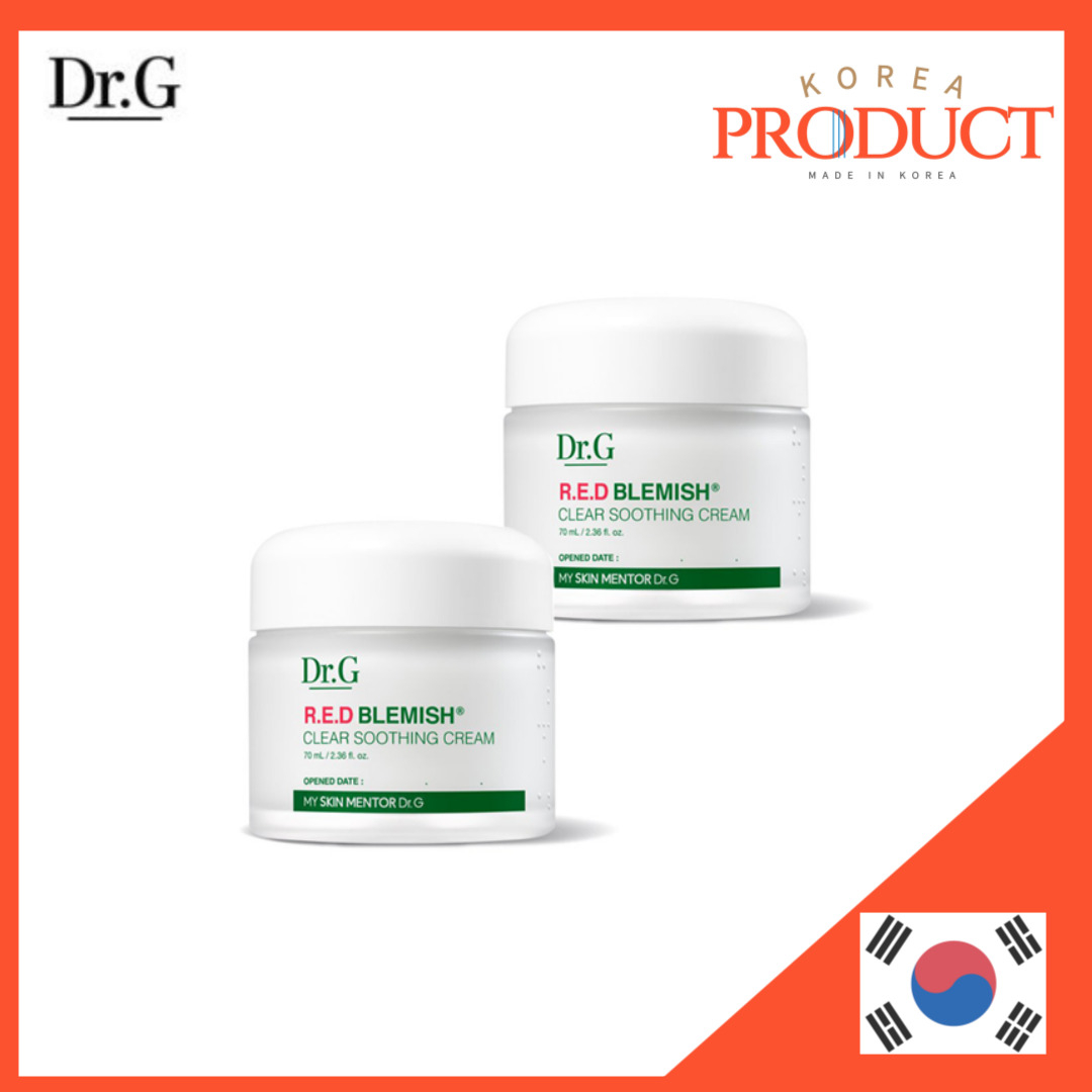 DR.G Red Blemish Soothing Cream 70ml x 2pcs | Shopee Singapore