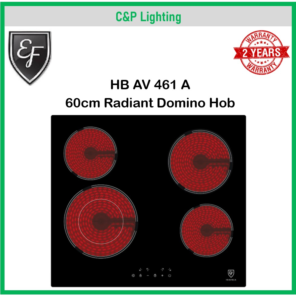 EF 60cm Radiant Domino 4 Burner Induction Cooker Hob HB AV 461 A ...