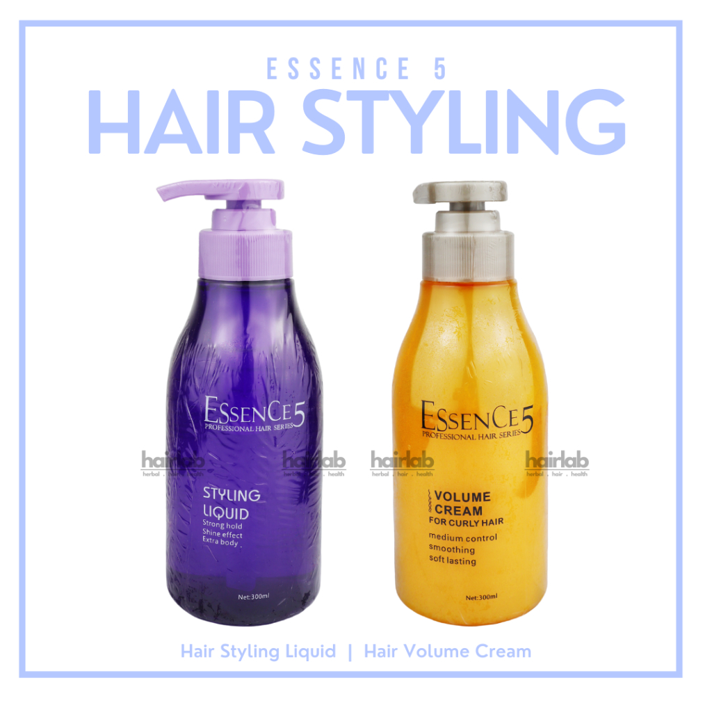 Essence 5 Hair Styling Liquid | Volume Cream | Frizz Control ...