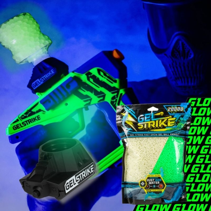 GELSTRIKE GEL BLASTER GLOW IN THE DARK AMMO 20000 ROUNDS | Shopee Singapore