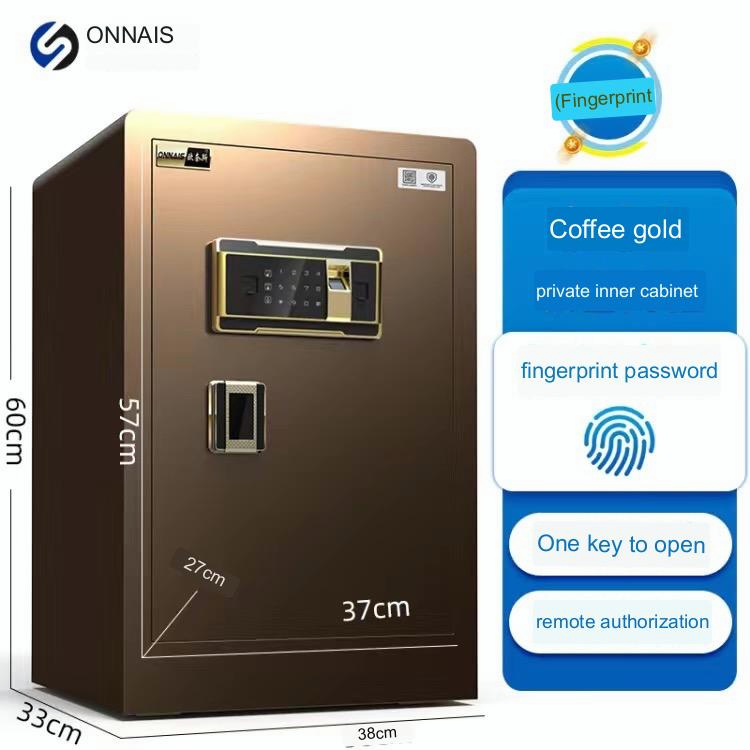 （Shipping From SG🚚）All steel safe 45cm fingerprint password anti-theft ...