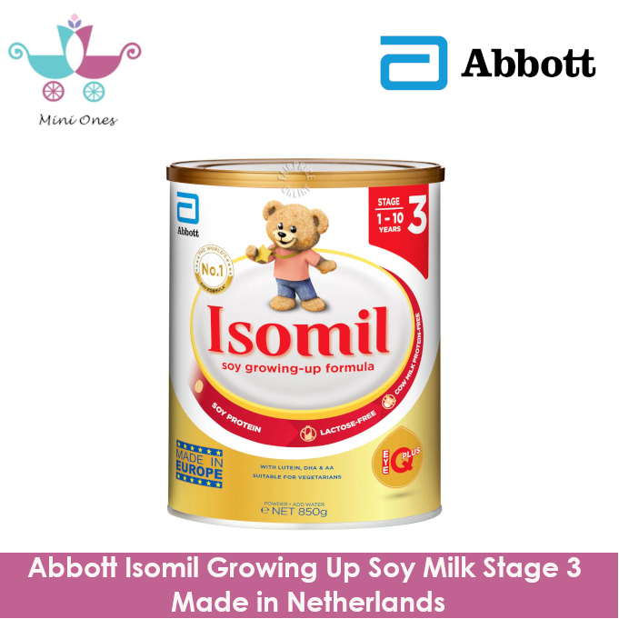 Isomil Stage 3 Soy Growing-Up Formula 850g (1 - 10 Y/O) - Made in ...