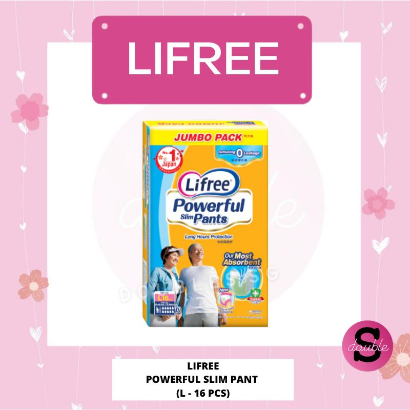 LIFREE Adult Diapers Carton deal/ Power Slim/Super absorb/ultra slim ...