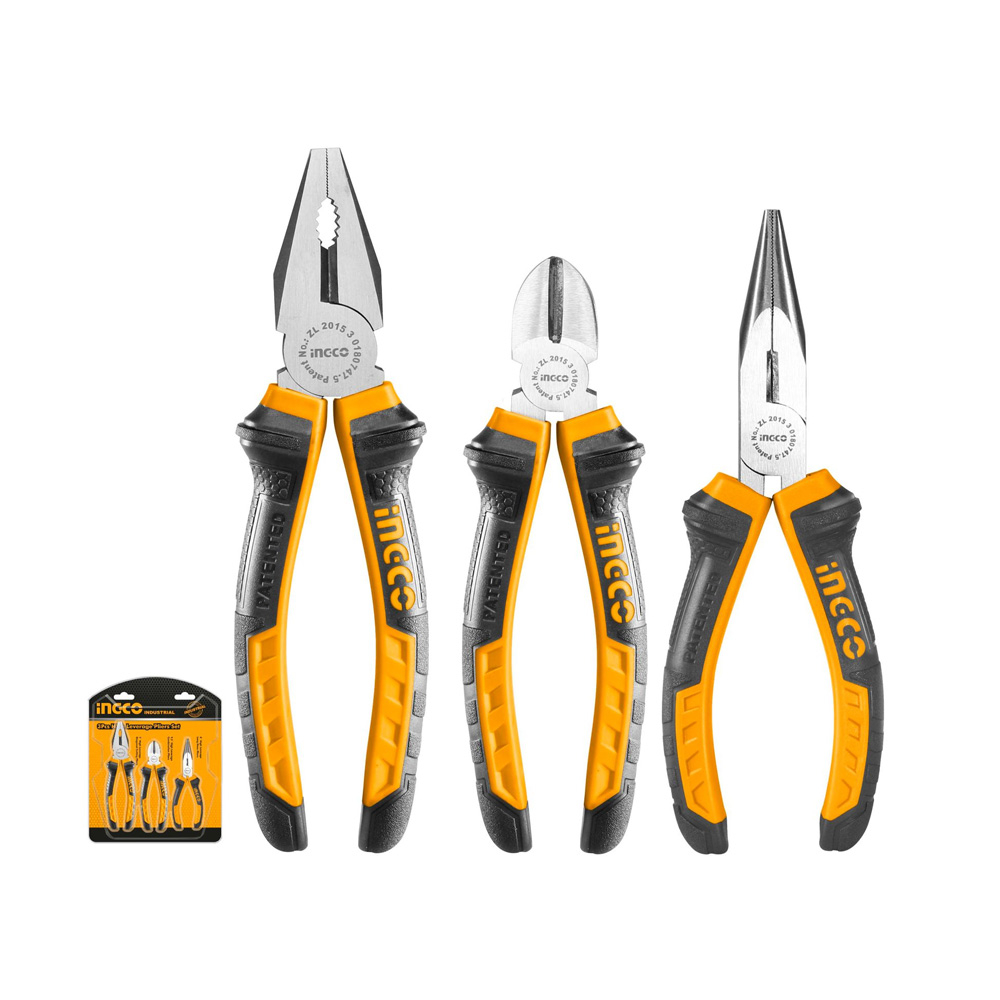 INGCO PLIER SET 3PCS (HKPS08318) | Shopee Singapore